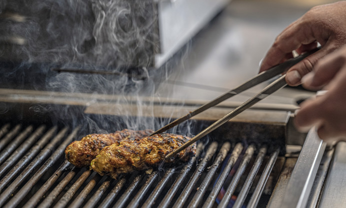Rabbit and Pork Fat Kebab Recipe - Great British Chefs