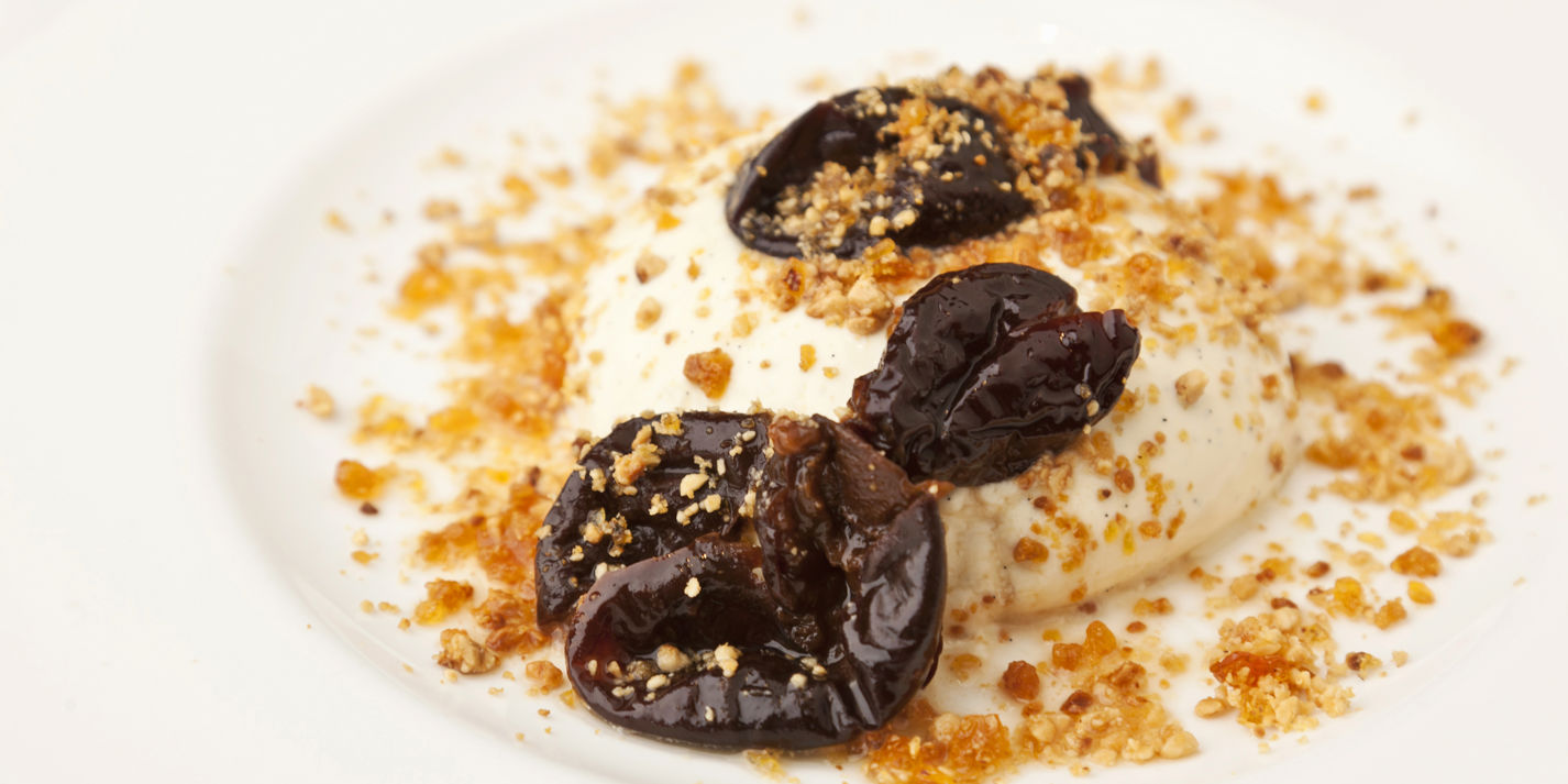 Panna Cotta with Prunes Recipe - Great British Chefs