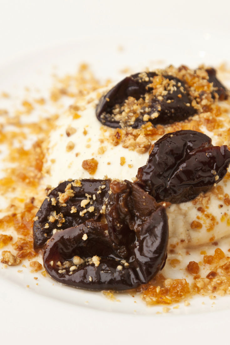 Panna Cotta with Prunes Recipe - Great British Chefs