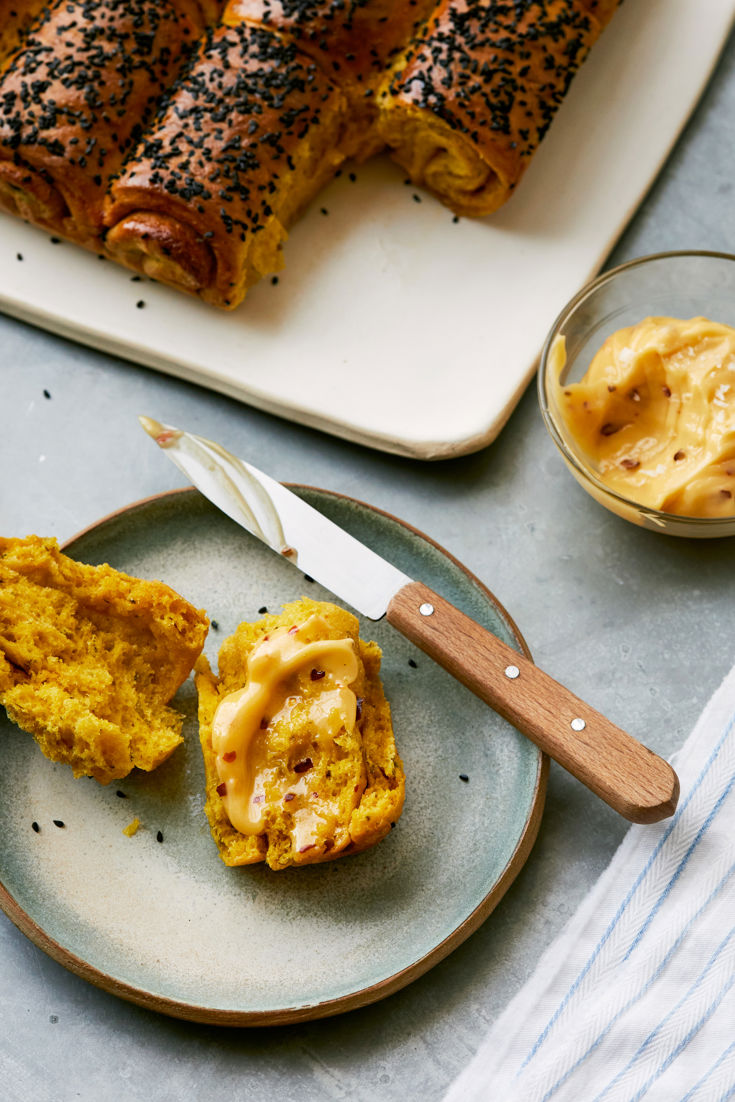 Spiced Pumpkin Buns Recipe - Great British Chefs
