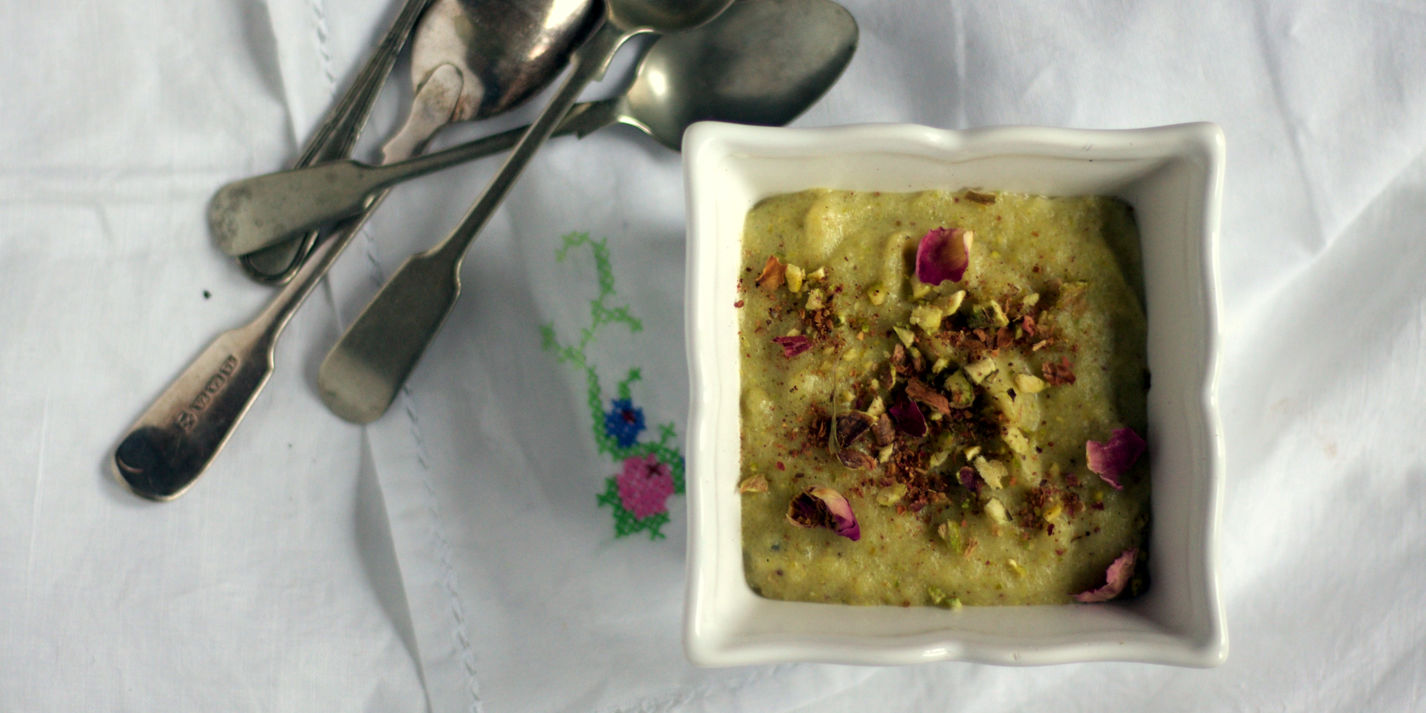 Spiced Pistachio Pudding Recipe - Great British Chefs