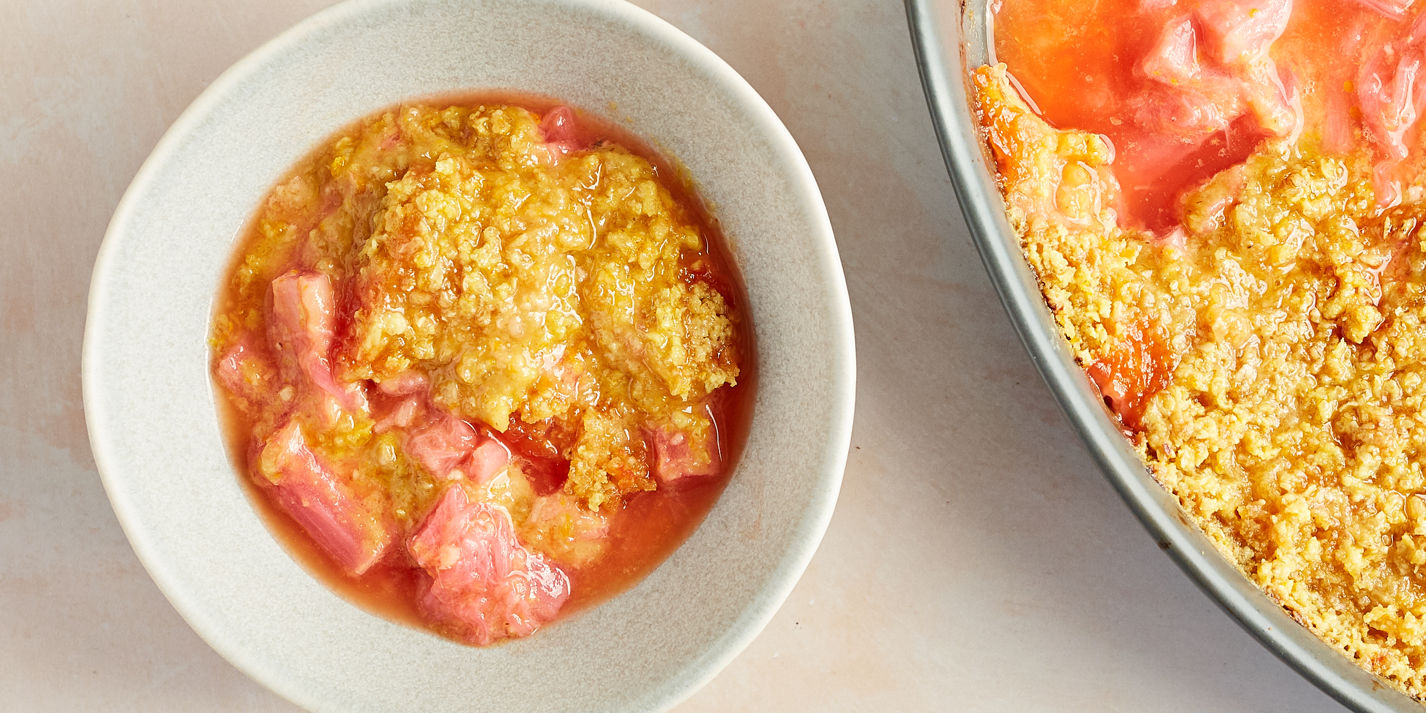 Gluten-Free Rhubarb and Blood Orange Crumble Recipe - Great British Chefs