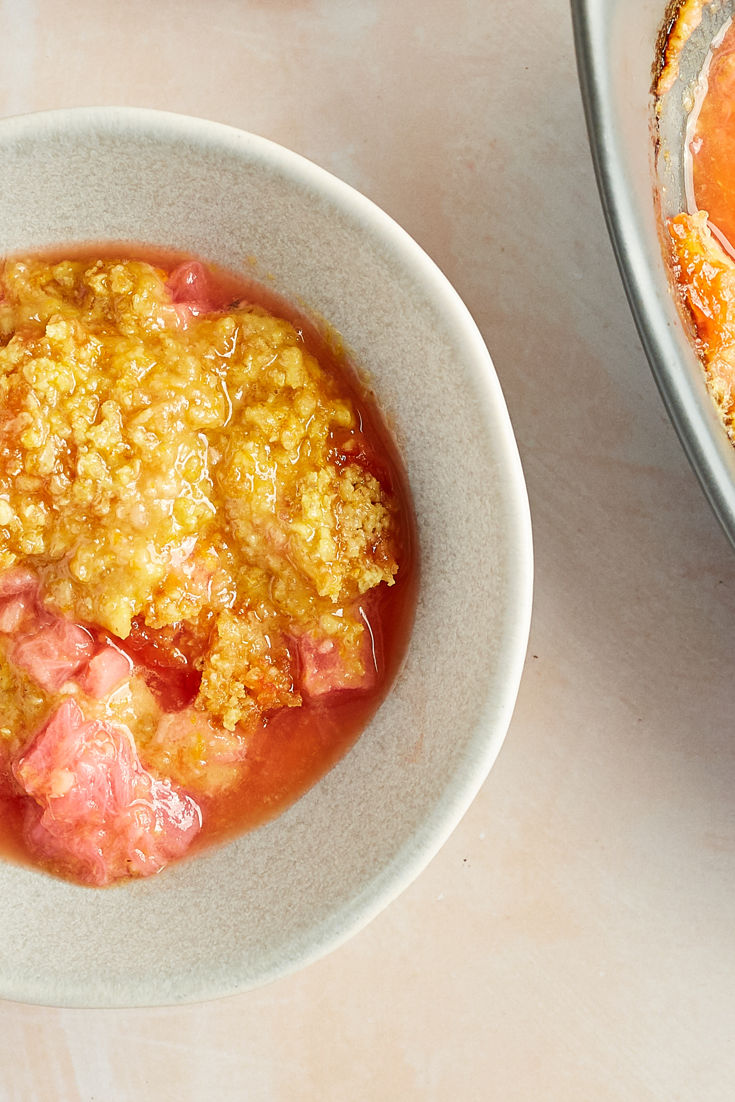 Gluten-Free Rhubarb and Blood Orange Crumble Recipe - Great British Chefs