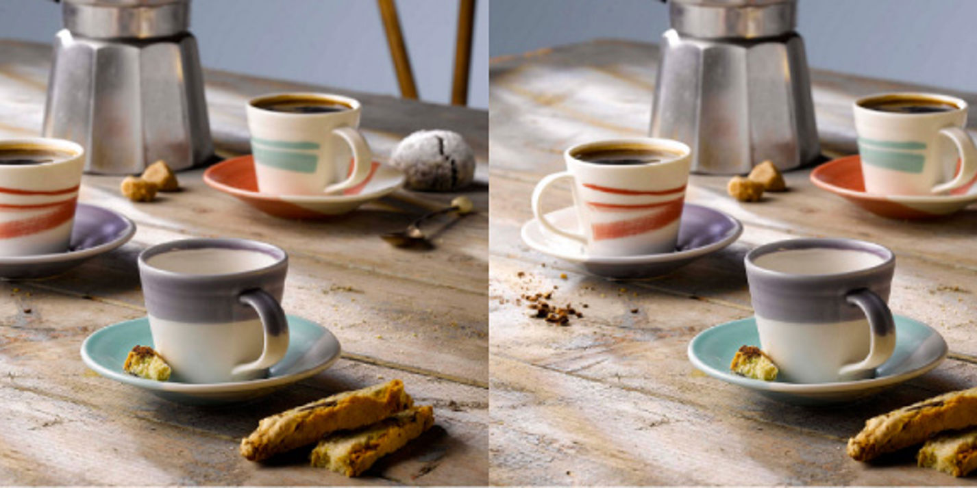 Win a set of six espresso cups and saucers - Great Italian Chefs