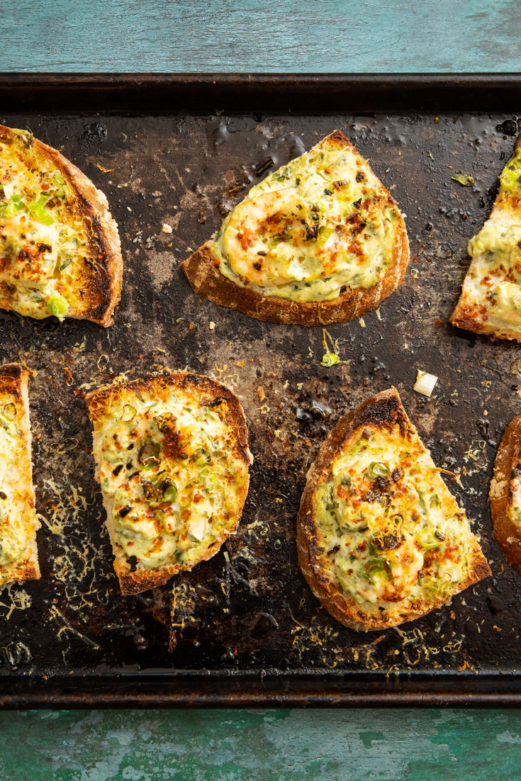 Herby Prawn Toasts Recipe - Great British Chefs