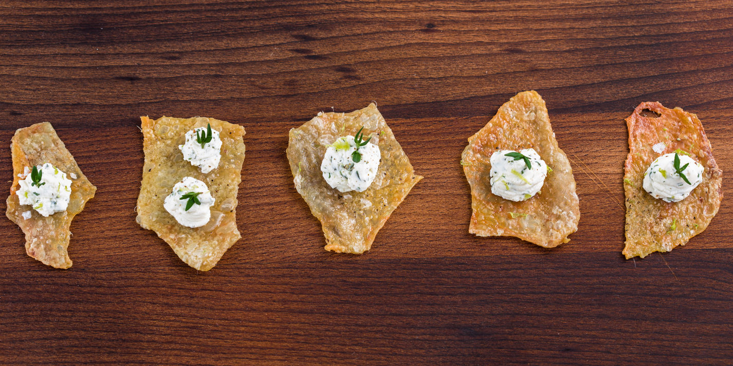 Chicken Skin Canapé Recipe - Great British Chefs