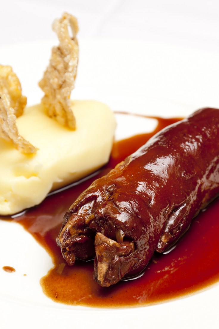 Stuffed Pig's Trotter Recipe - Great British Chefs