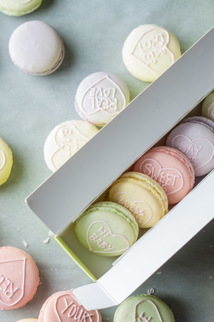 Love Heart Macaron Recipe - Great British Chefs