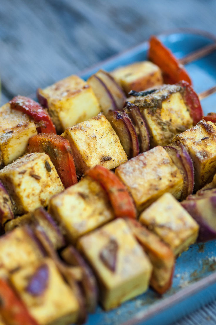 Paneer & Red Pepper Skewers - Kids Recipes - Great British Chefs