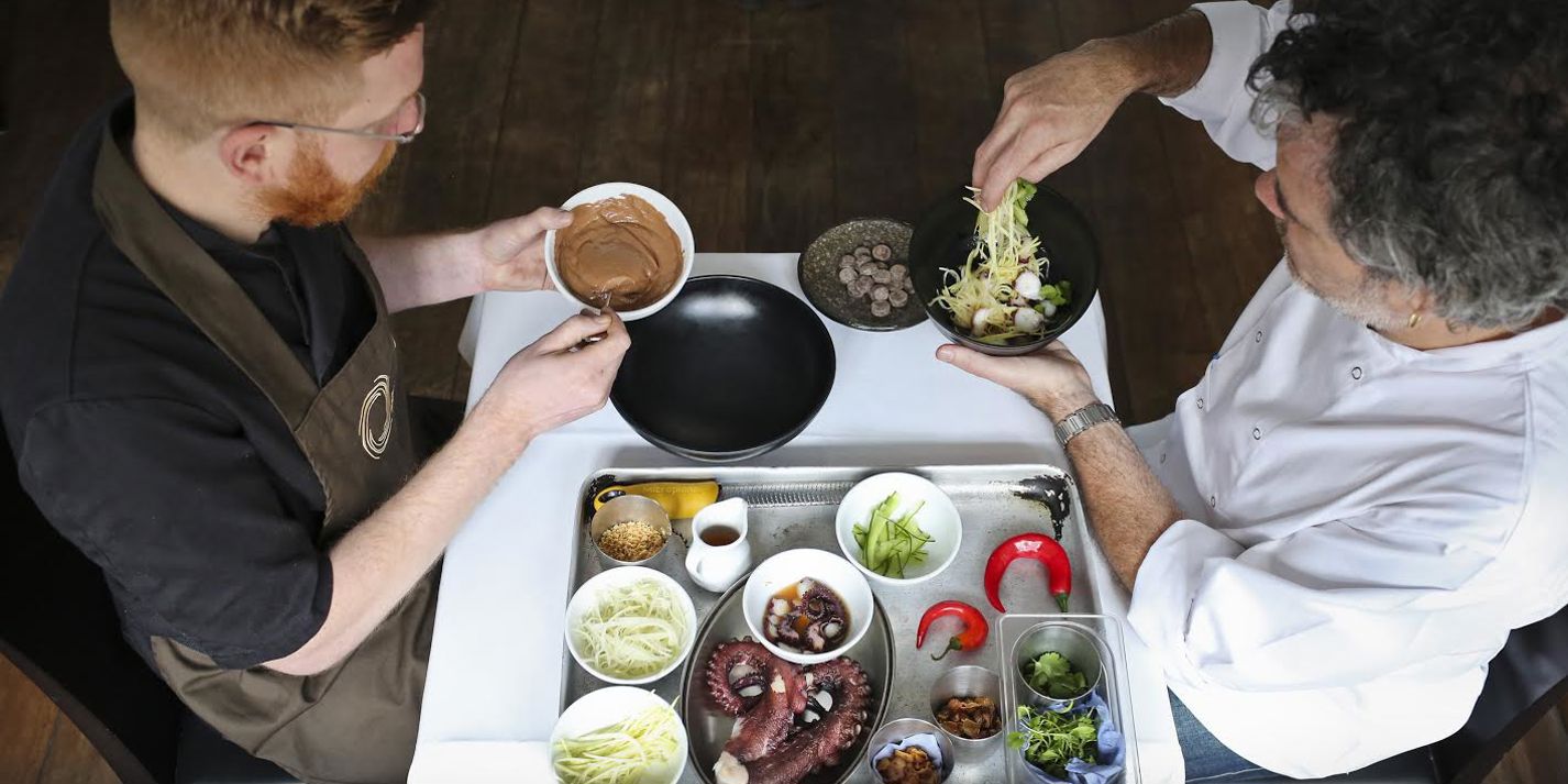 Peter Gordon and Paul A Young Chocolate Dinner - Great British Chefs