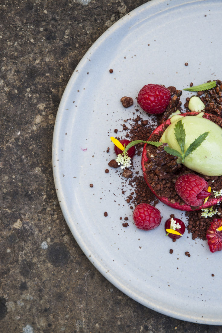 Aerated Raspberry Mousse Recipe - Great British Chefs