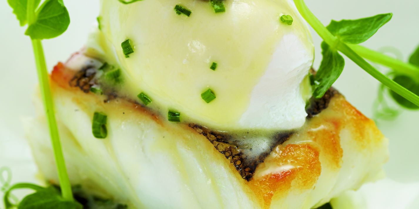 Cod Fillet Recipe, Poached Egg & Jersey Royals - Great British Chefs