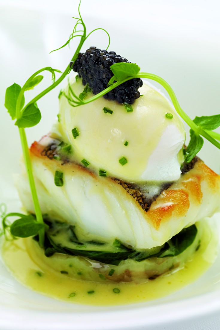 Cod Fillet Recipe, Poached Egg & Jersey Royals - Great British Chefs