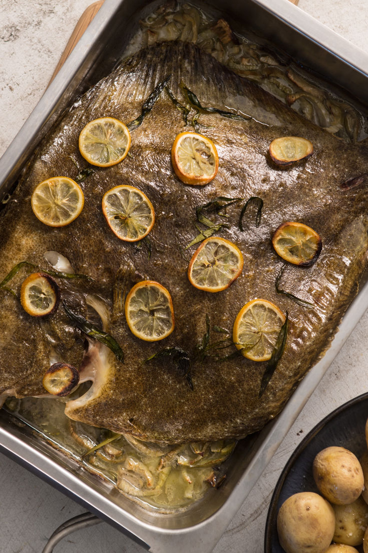 How to Roast a Whole Turbot - Great British Chefs