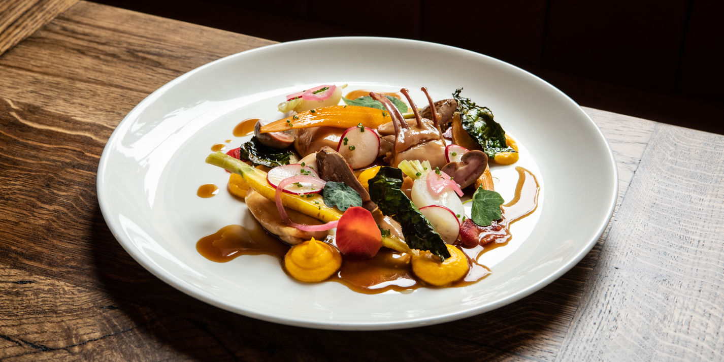 Rabbit and Spring Vegetables Recipe - Great British Chefs