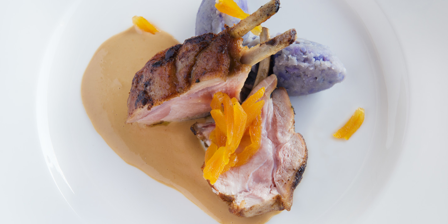 Suckling Pig with Purple Potatoes Recipe - Great Italian Chefs