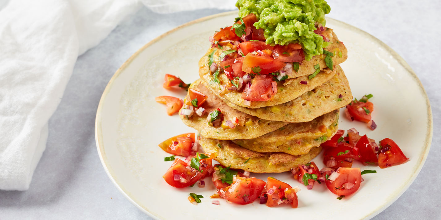 Spelt and Sweetcorn Pancakes Recipe - Great British Chefs