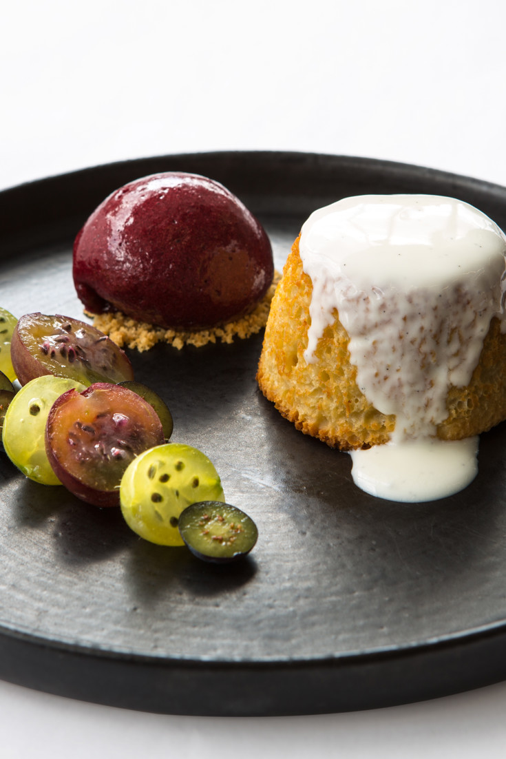 Gooseberry Pudding and Yoghurt Recipe - Great British Chefs