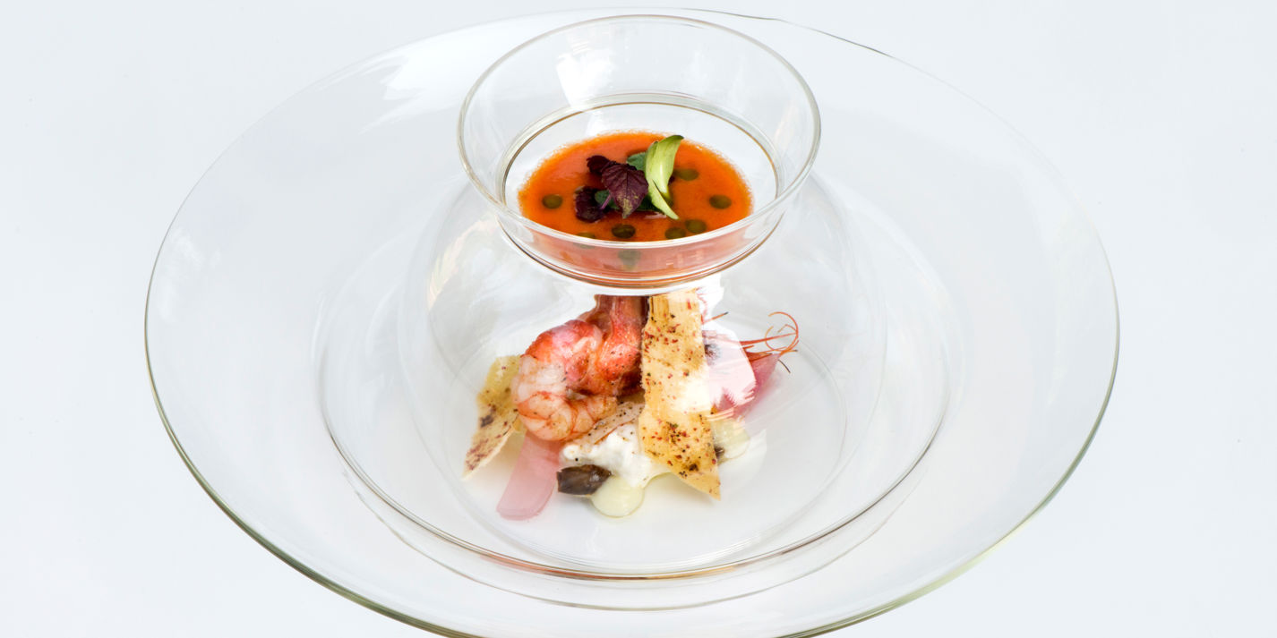 Red Prawns with Burrata Recipe - Great Italian Chefs