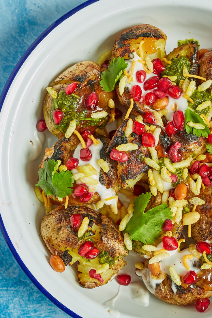 Barbecued Aloo Chaat Recipe - Great British Chefs