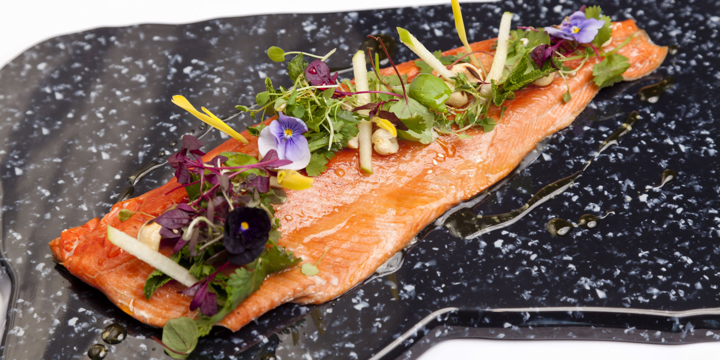 Salmon with Apple Recipe - Great British Chefs