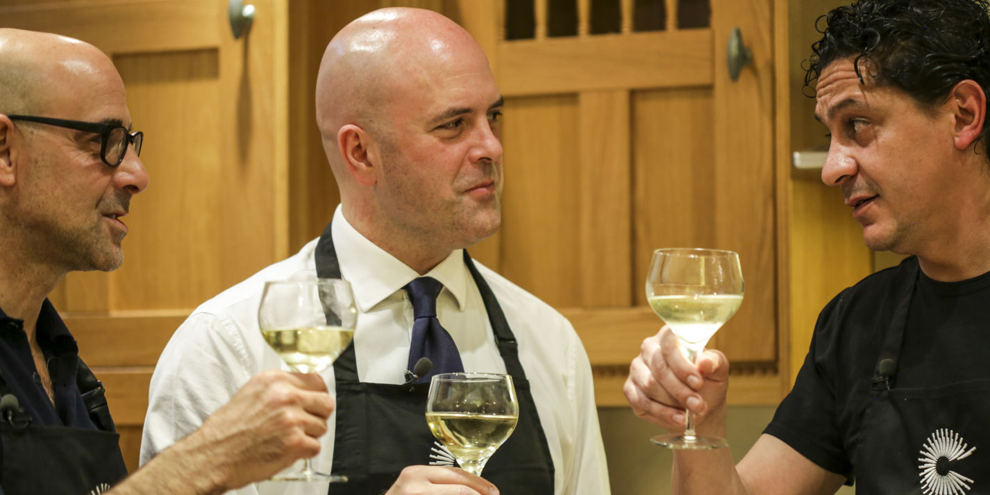 Stanley Tucci cooks with Francesco Mazzei - Great British Chefs