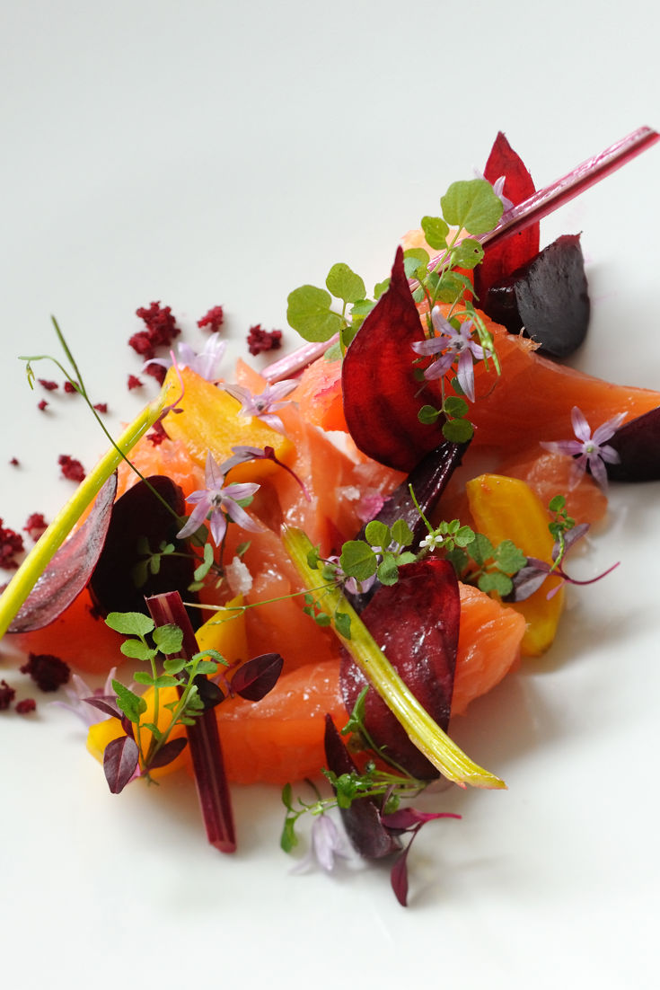Salmon Mi Cuit Recipe With Beetroots - Great British Chefs