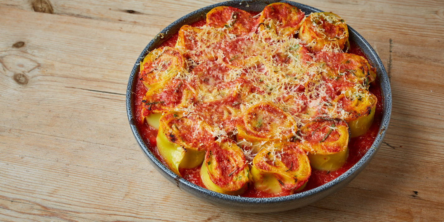 Tomato and Butternut Squash Rotolo Recipe - Great British Chefs