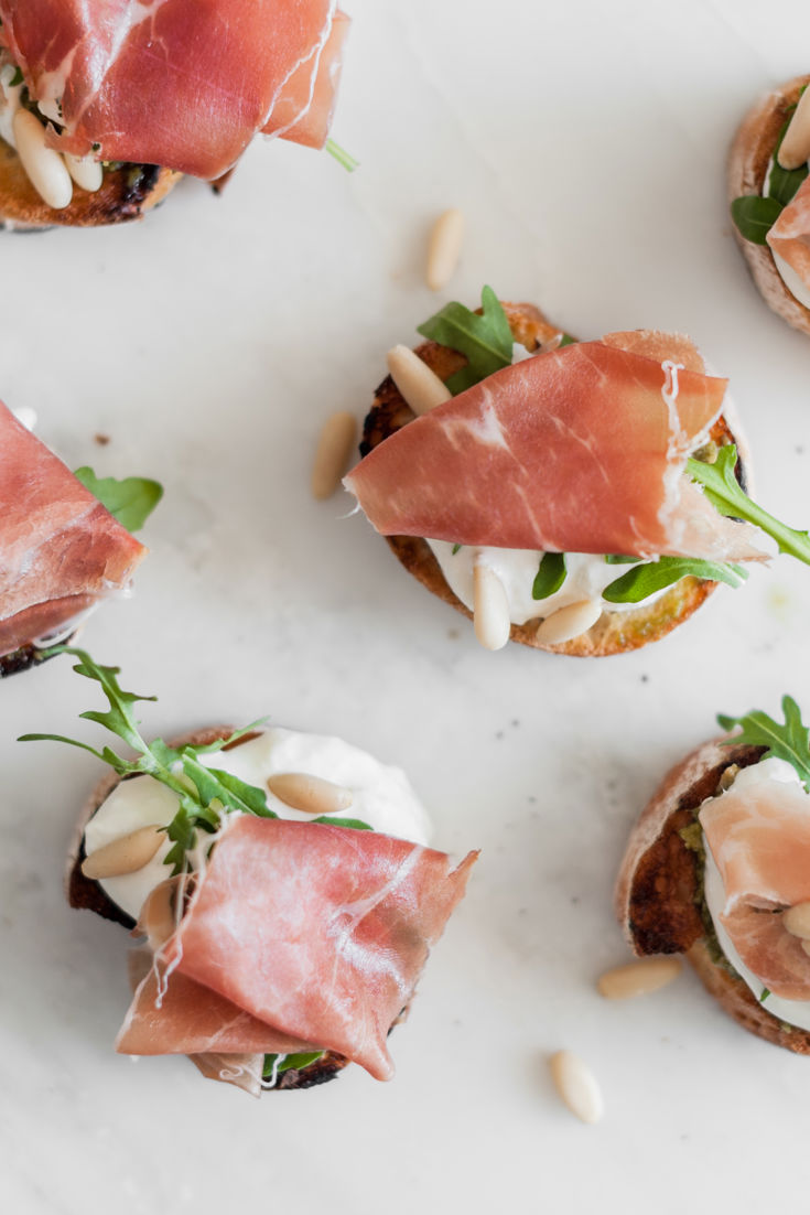 Parma Ham Crostini Recipe - Great Italian Chefs