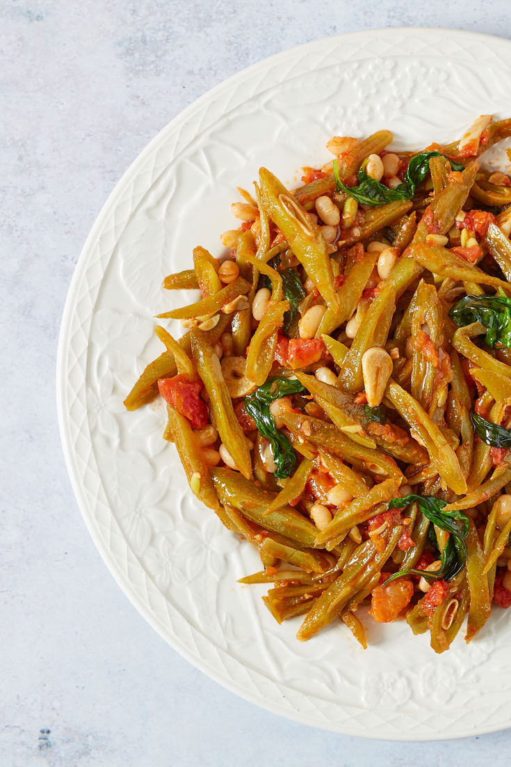 Runner Bean, Coco Blanc Bean and Tomato Stew Recipe - Great British Chefs