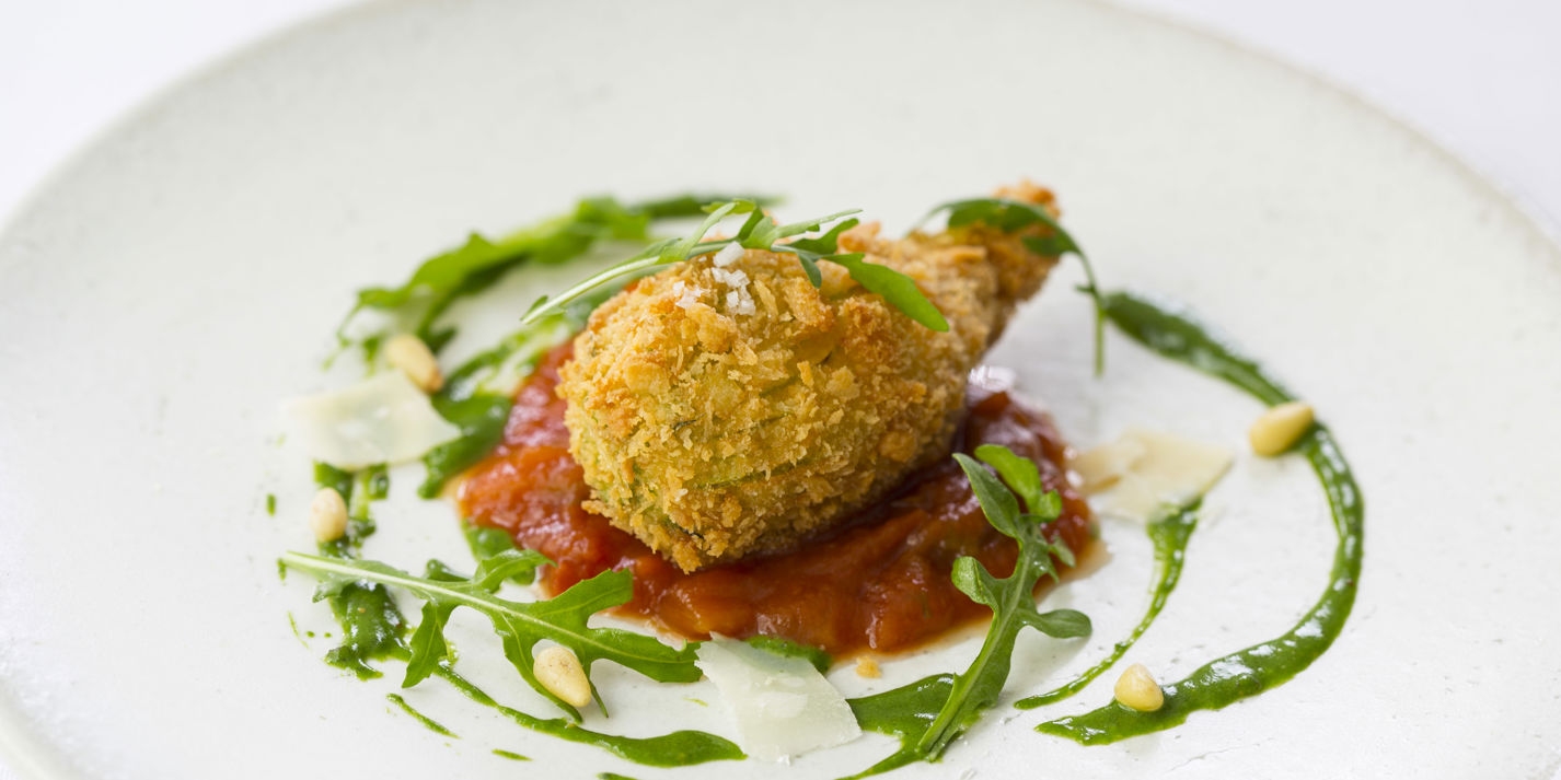 Crispy Stuffed Courgette Flowers Recipe - Great British Chefs