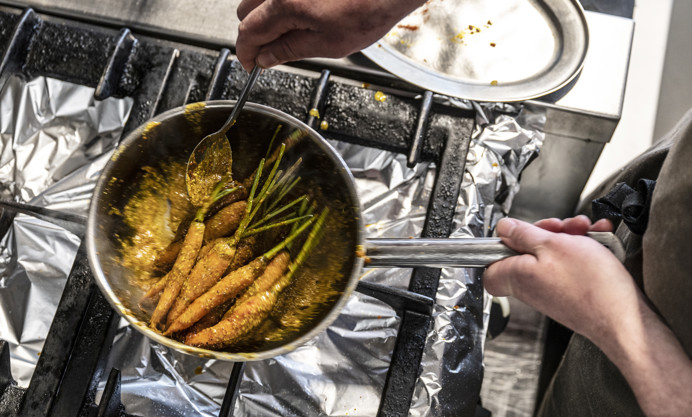 Rabbit and Pork Fat Kebab Recipe - Great British Chefs