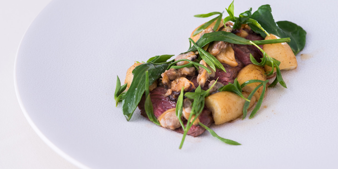 Hanger Steak with Clams Recipe - Great British Chefs
