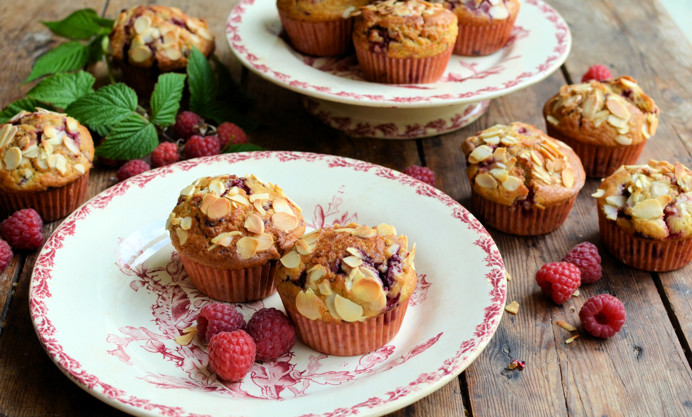 Raspberry and Almond Muffins Recipe - Great British Chefs