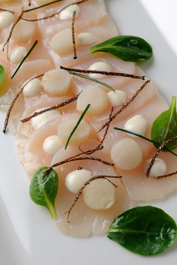 Scallop Carpaccio Recipe & Truffle Vinaigrette - Great British Chefs