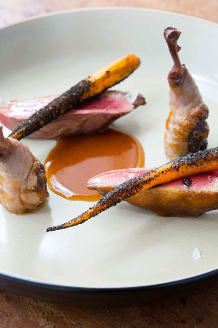 Pigeon with Carrots Recipe - Great Italian Chefs