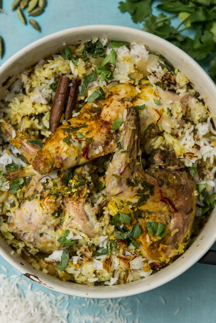 Rabbit biryani recipe - Great British Chefs