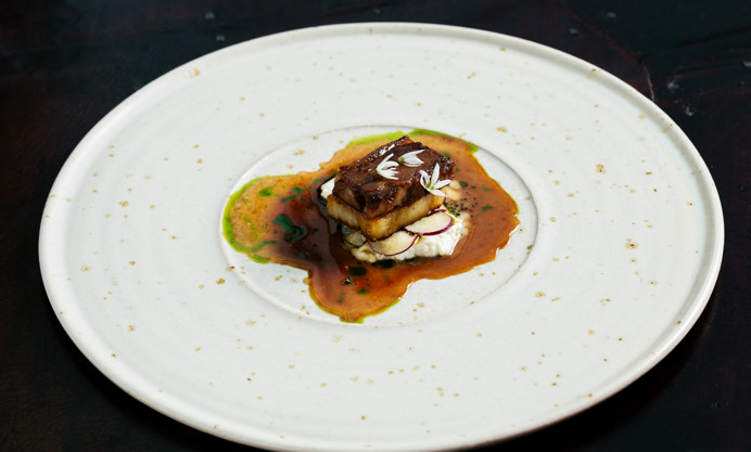 Pressed Lamb Shoulder with Loin Recipe - Great British Chefs