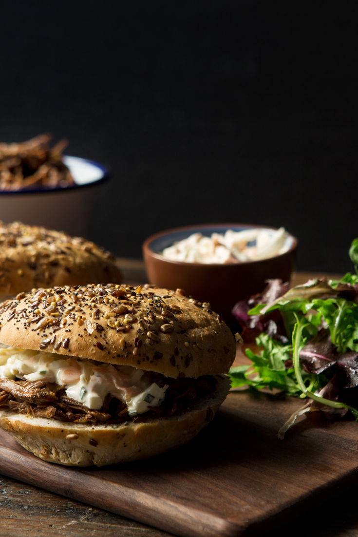 Pulled Barbecue Beef Roll Recipe - Great British Chefs