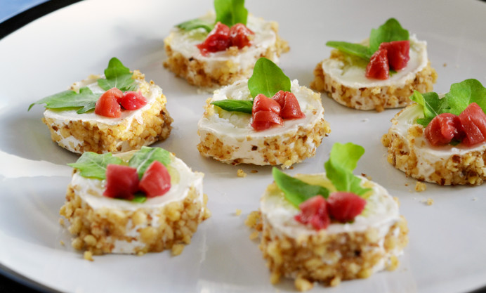 Goat's Cheese Canapé Recipe - Great British Chefs