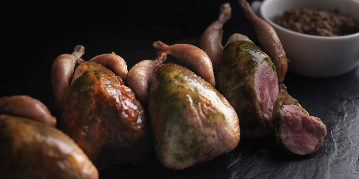 Roast Quail Recipe With Herb Butter - Great British Chefs