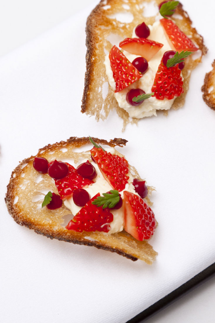 Deconstructed Strawberry Cheesecake Recipe - Great British Chefs