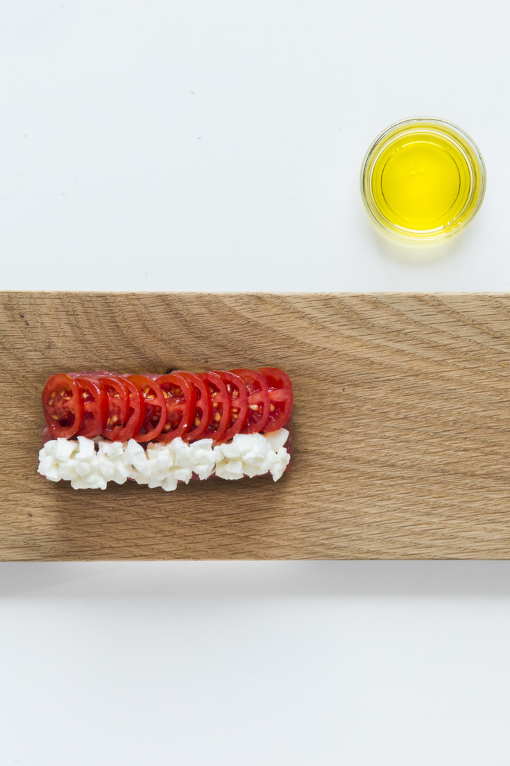 Raw Beef Recipe with Tomatoes and Mozzarella - Great Italian Chefs