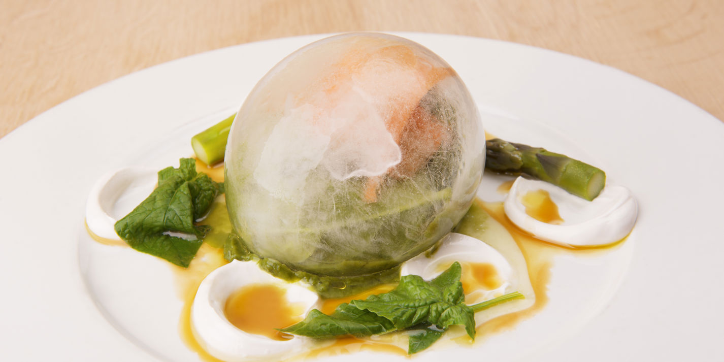 Tetsuya 'Egg' with Salad Recipe - Great Italian Chefs
