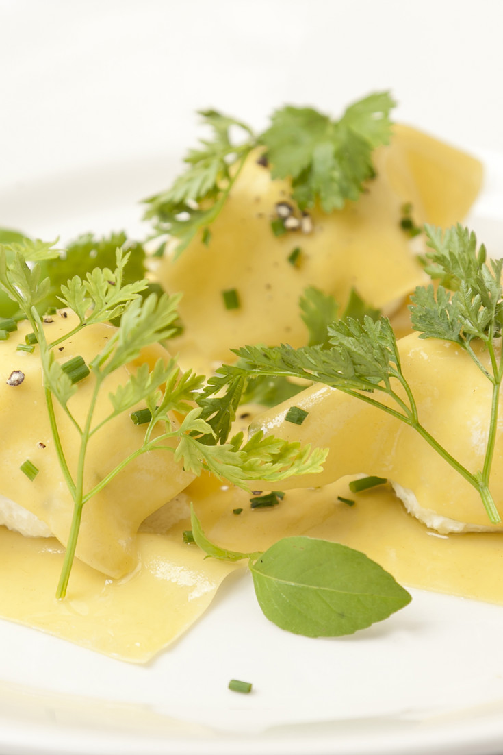 Goat's Cheese Ravioli Recipe - Great British Chefs