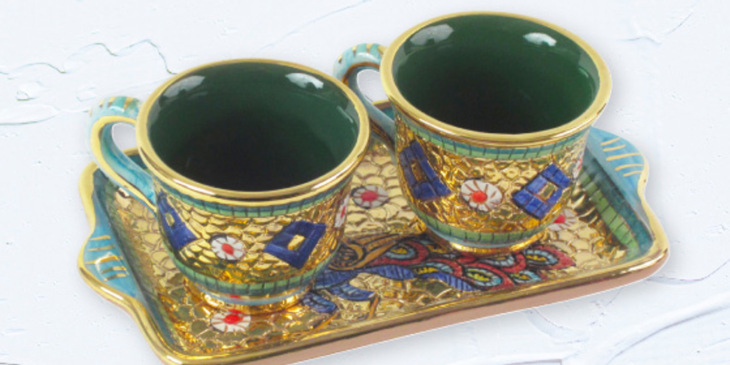 Win a set of ceramic espresso cups worth £95 - Great Italian Chefs