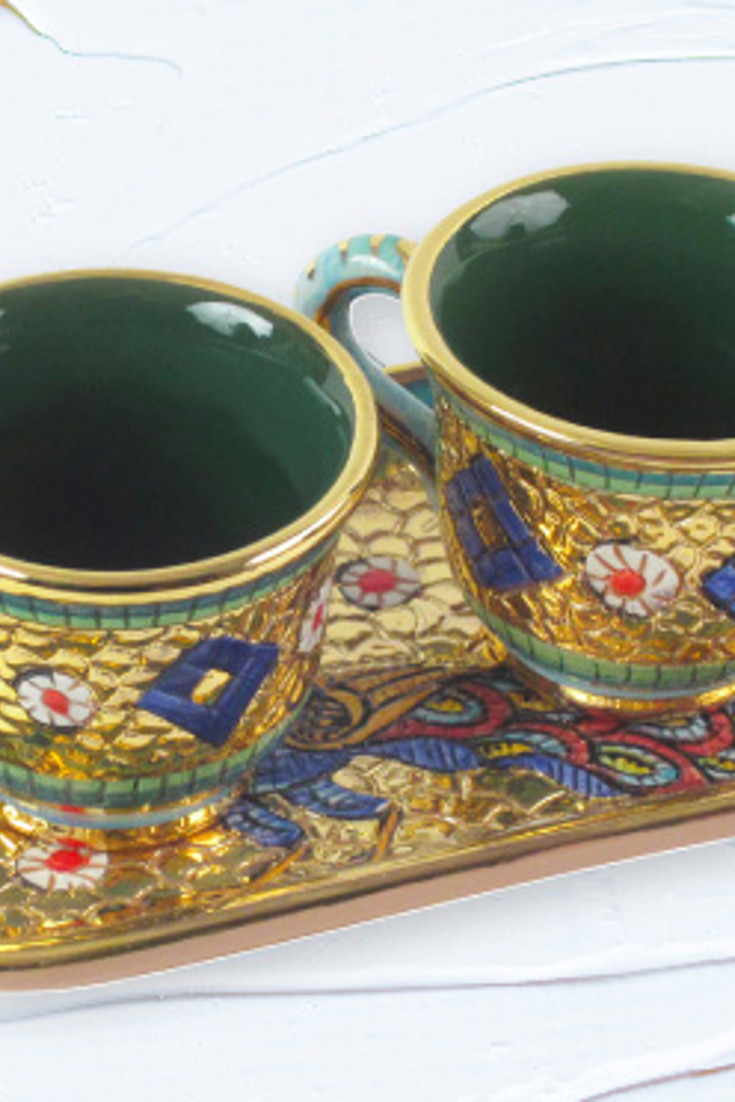 Win a set of ceramic espresso cups worth £95 - Great Italian Chefs