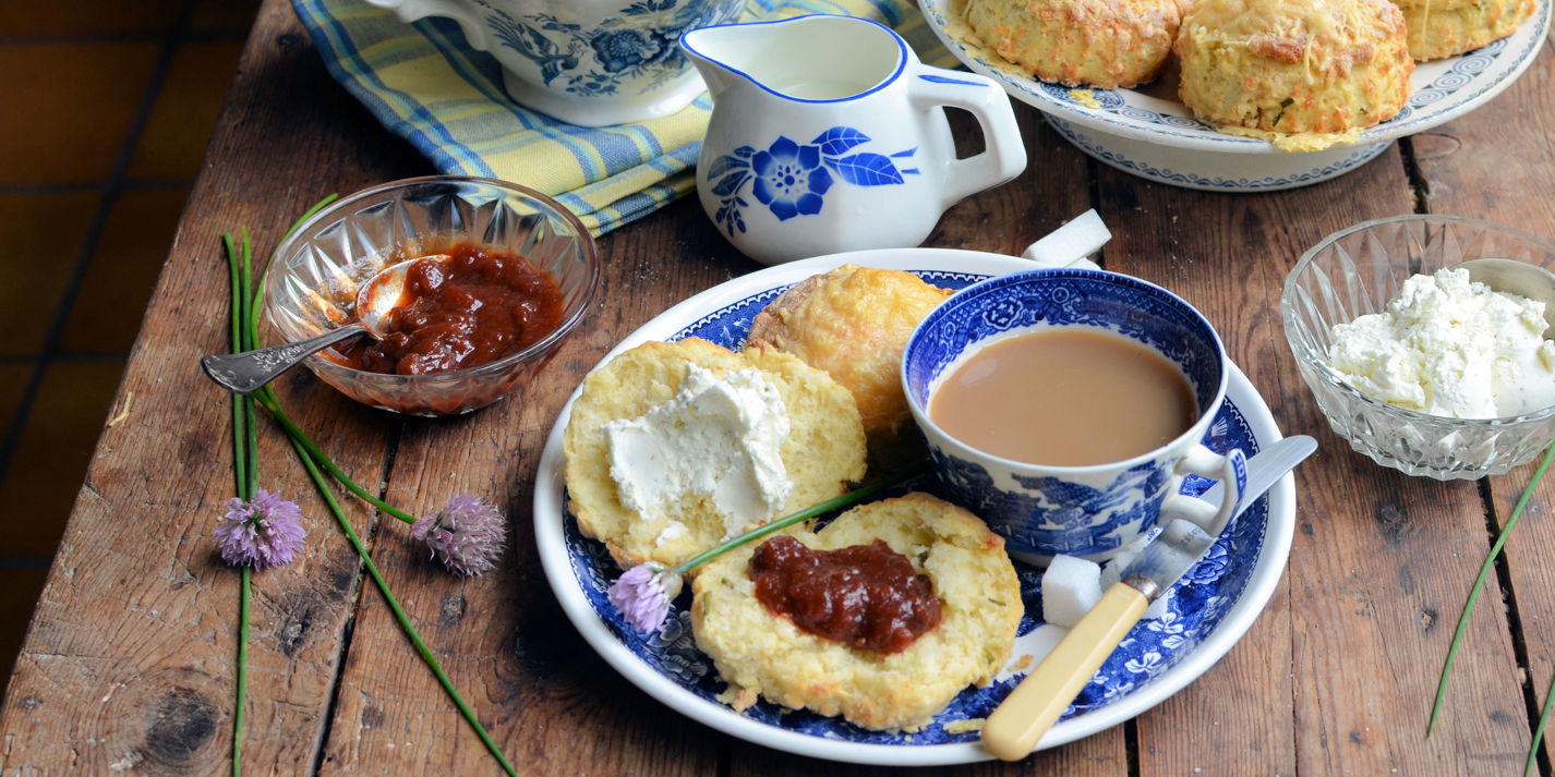 Cheese and Chive Scones Recipe - Great British Chefs
