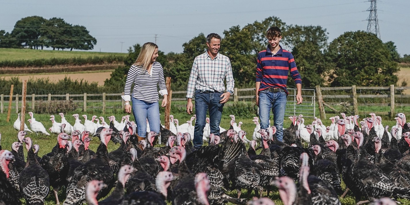 Meeting the UK's Turkey Farmers at Christmas - Great British Chefs