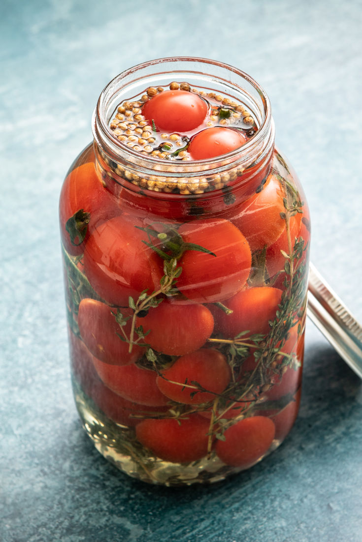 Fermented Piccolo Cherry Tomatoes with Black Pepper and Thyme Recipe ...